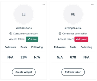 How to refresh the expired access token? | Support | LightWidget